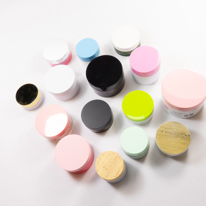 200ml Matte Plastic Cosmetic Jars With White Lid Body Butter Container